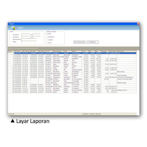 Jual Software Timbangan Calista Asli Dengan Harga Terjangkau